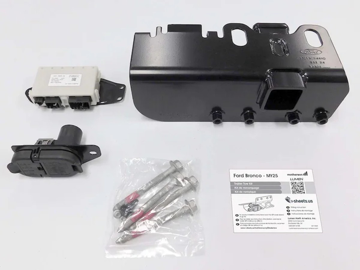 Ford Trailer Tow Hitch Receiver 2 Inch And Wiring Package By Lumen ...